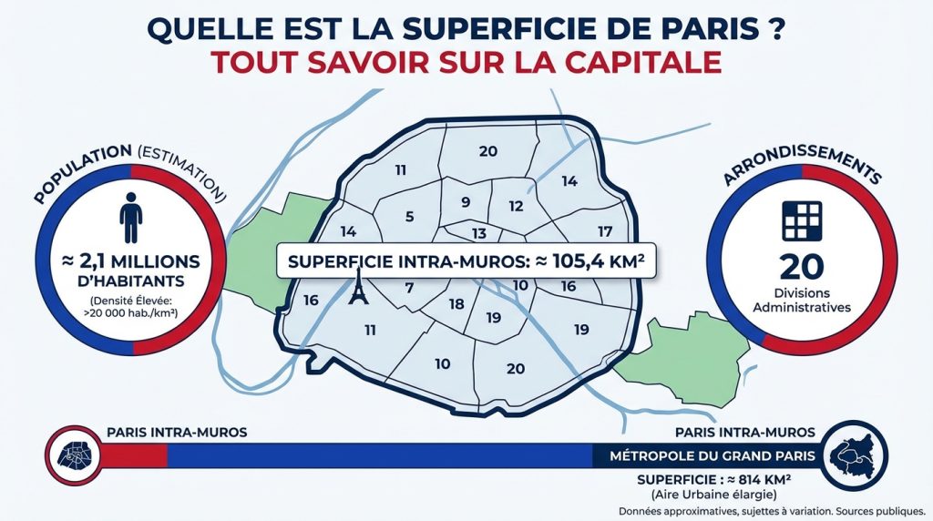 Quelle est la superficie de paris ? tout savoir sur la capitale ...